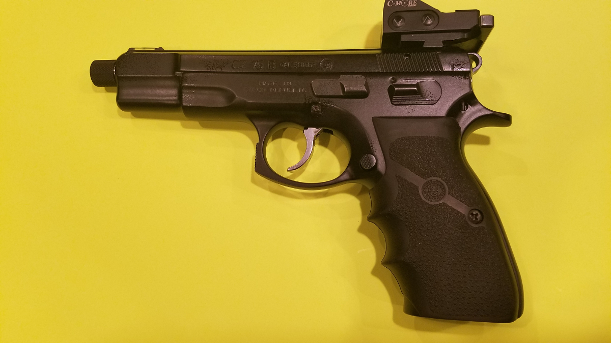 Cz 75b With Threaded Barrel 9mm Luger For Sale at GunAuction.com - 16917938