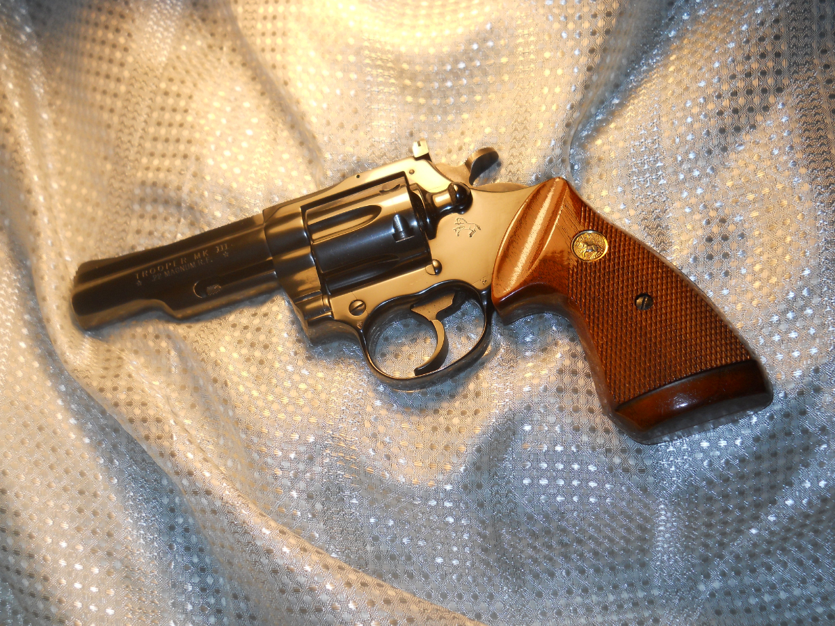 Colt Trooper 4 Inch Bbl. 22 Magnum 1980 Smooth Colt Action Better Than ...