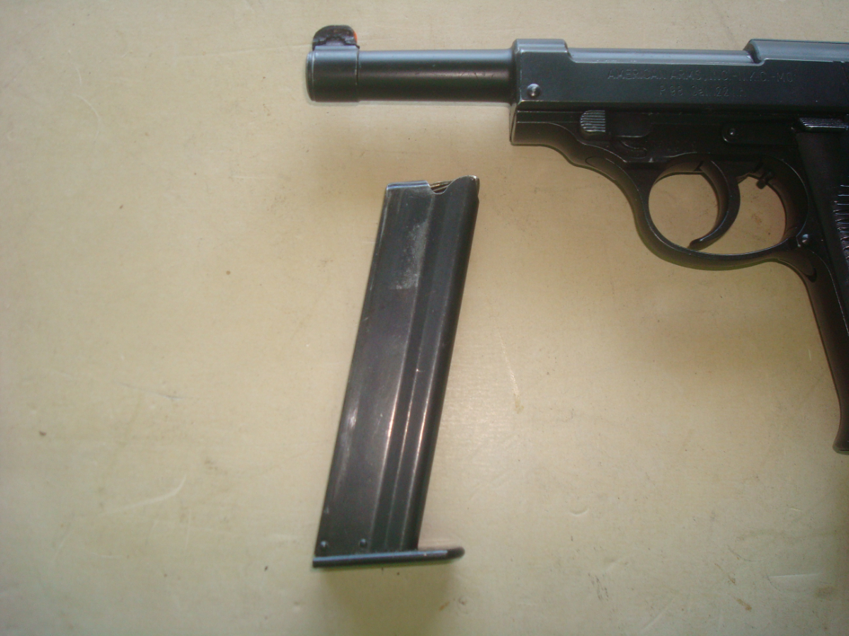 North American Arms ERMA-WERKE P98 Semiauto Pistol .22 caliber Vin (1960-1969) Copy of Walther P ...