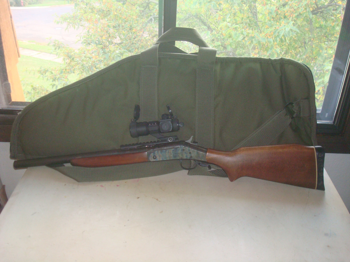 Harrington & Richardson 12 Gauge H&R Handi Rifle With Carry Case, With ...