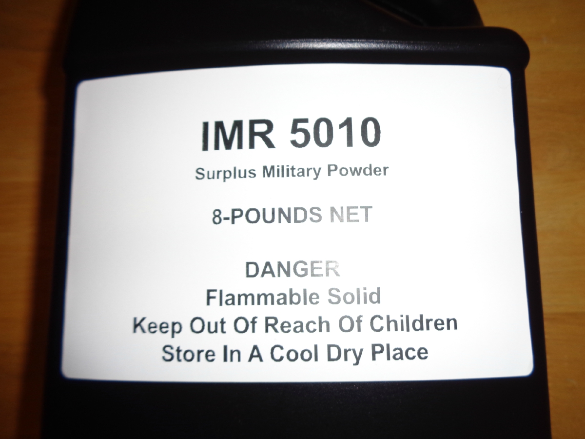 Imr 5010 Military Surplus Gunpowder, 8 Lbs Net Weight For Sale at ...