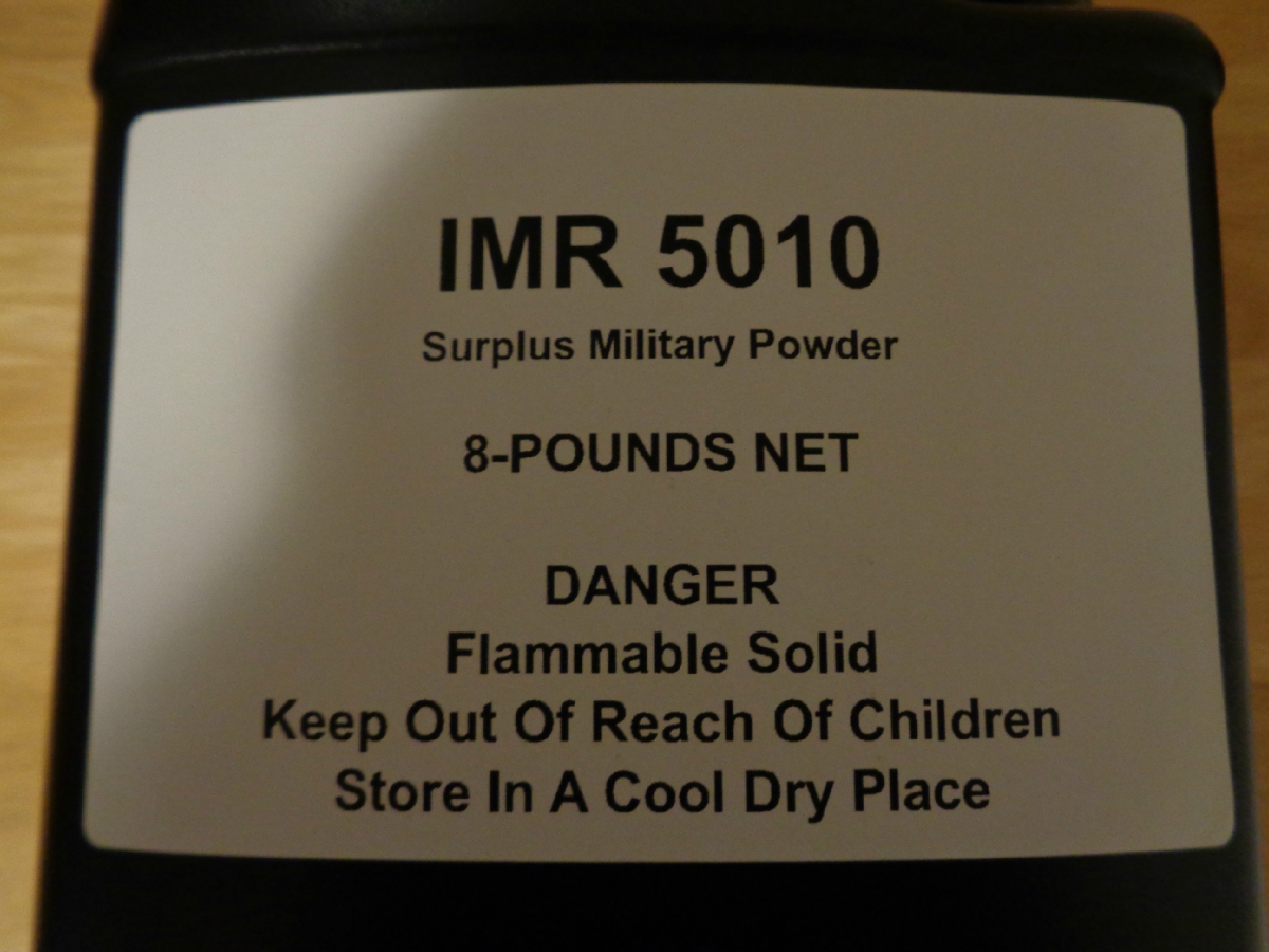 Imr 5010 Military Surplus Gunpowder, 8 Lbs Net Weight For Sale at ...