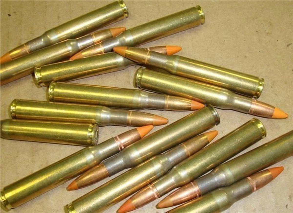Usgi 30/06 145 Grain Orange Tipped Military Issued Red Tracer Ammo .30 ...