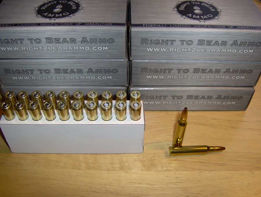 20rd 223 Right To Bear 52 Jhp Subsonic Ammo .223 Rem. For Sale at ...