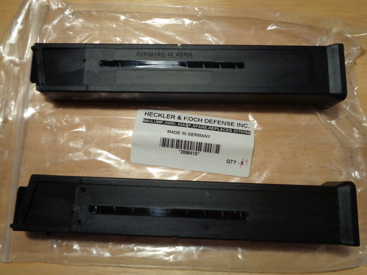 Heckler & Koch New- H&K German Factory 30 round UMP 45 ACP black ...