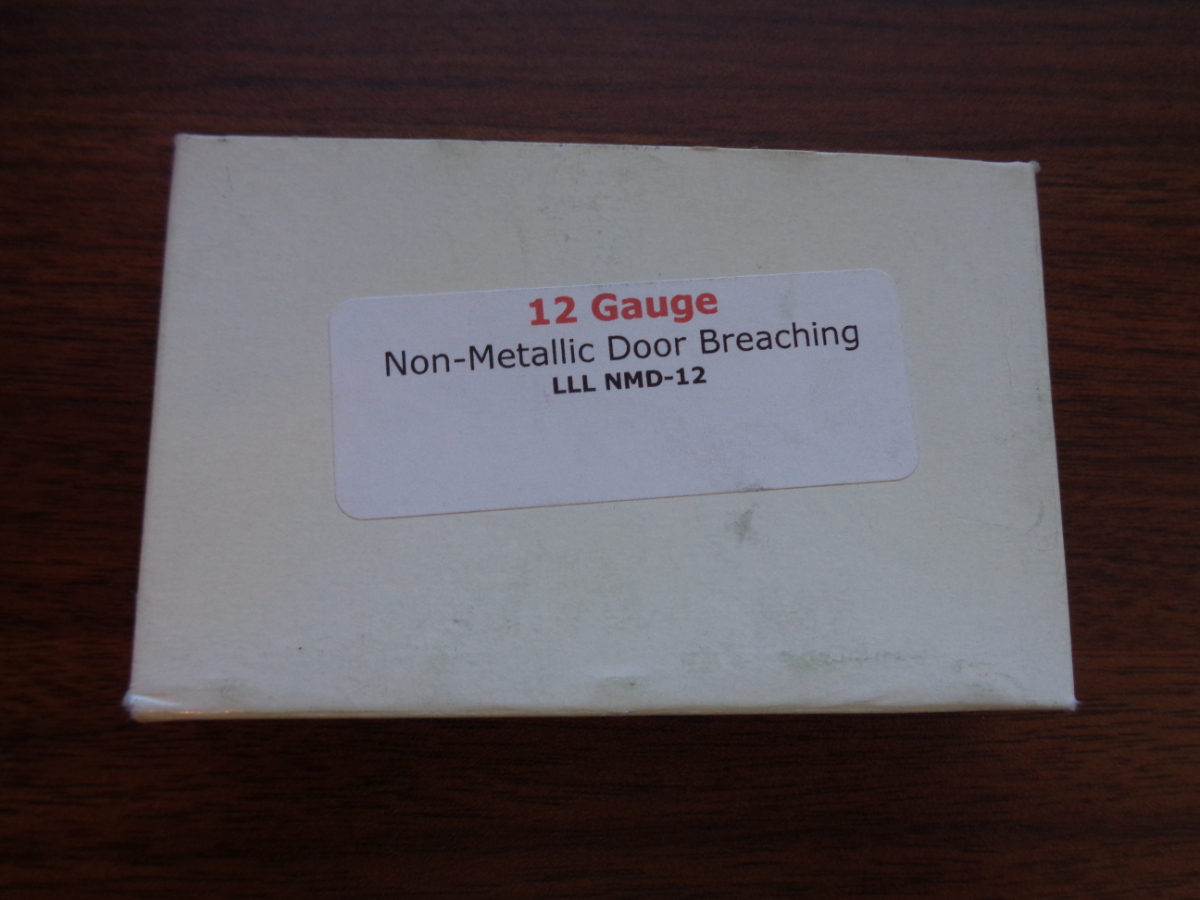 5rds - 12 Gauge Lightfield Non-Metallic Law Enforcement Door Breaching ...