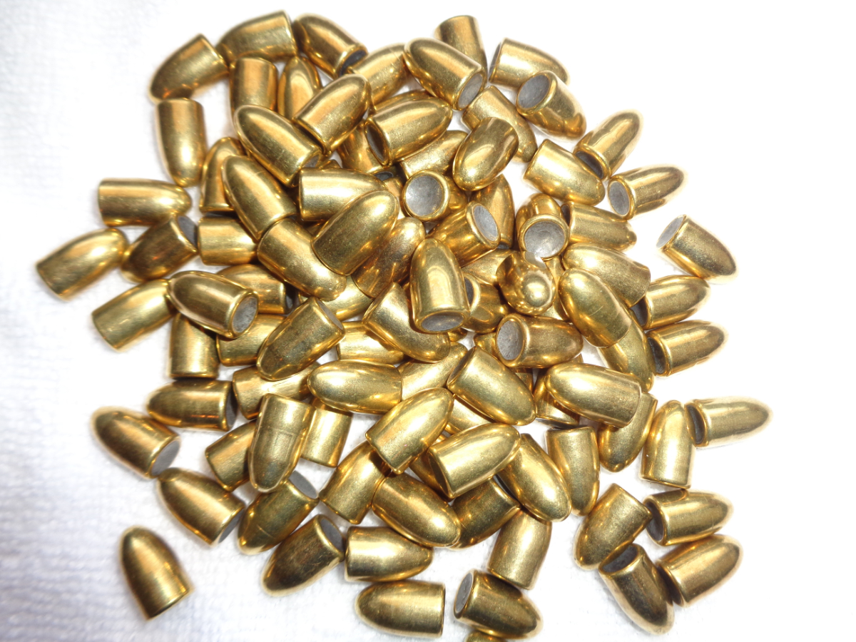 100 count sets- 9mm 115 grain Fiocchi Full Metal Jacket Bullets for ...