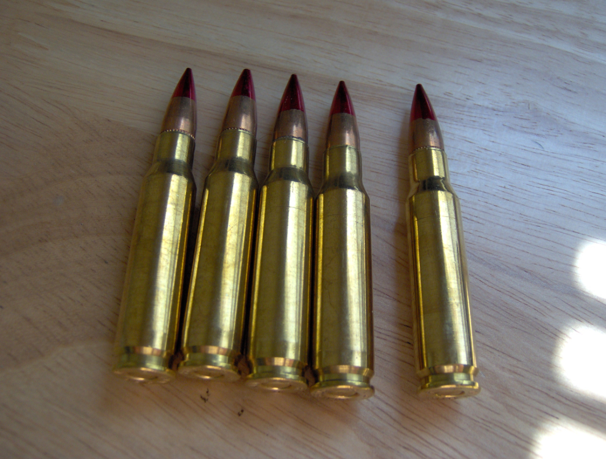 New Production 308 140 Grain Full Metal Jacket Red Tipped Tracer Ammo ...