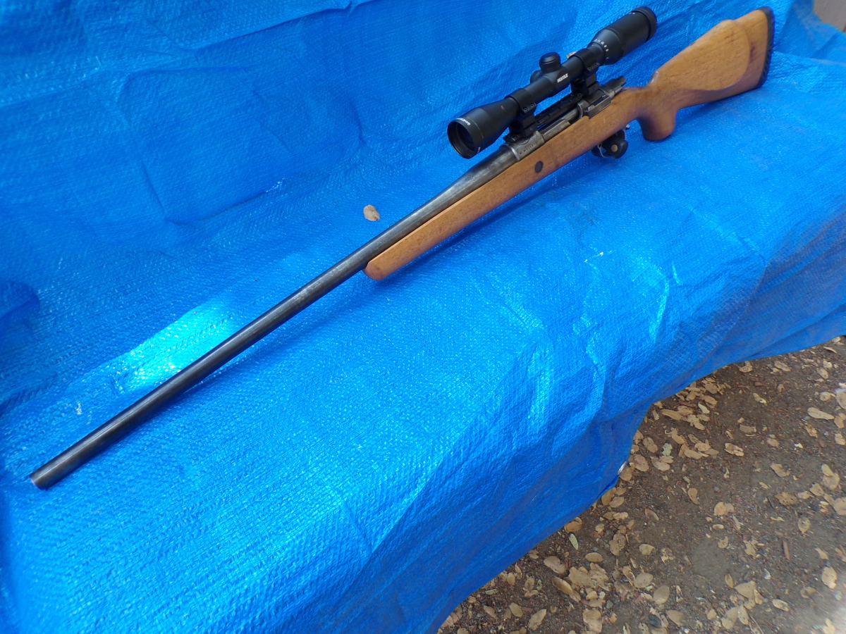 Mauser heavy barreled 225 win with brass .225 Winchester 17164196 ...
