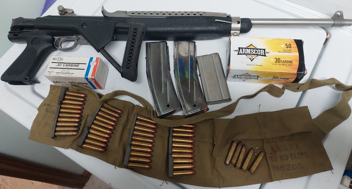 M1 Carbine -Iver Johnson Stainless Survival 30 Cal. Carbine .30 Carbine ...