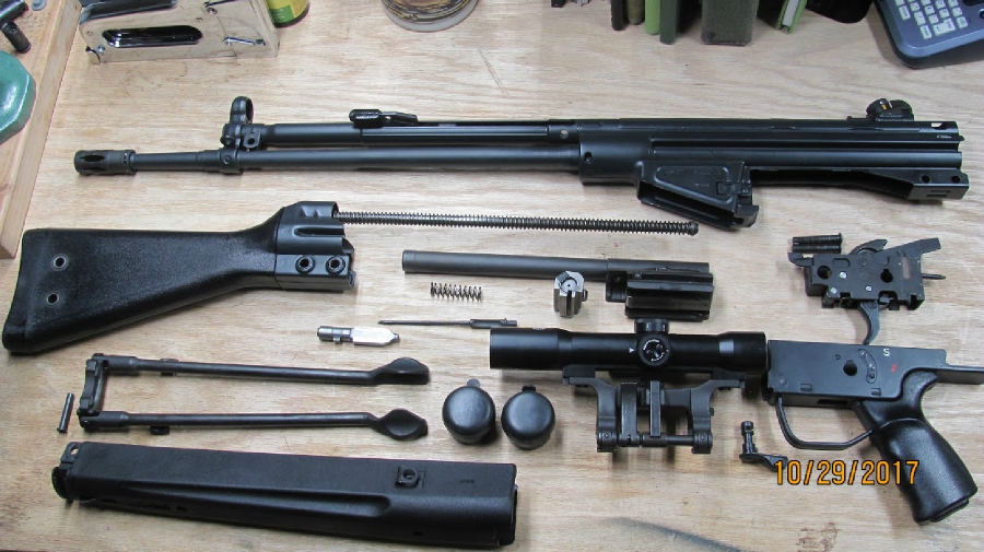 Pre Ban Hk 91 .308 With Z24 Hensoldt Pre Ban Heckler Koch Hk 91, .308 ...