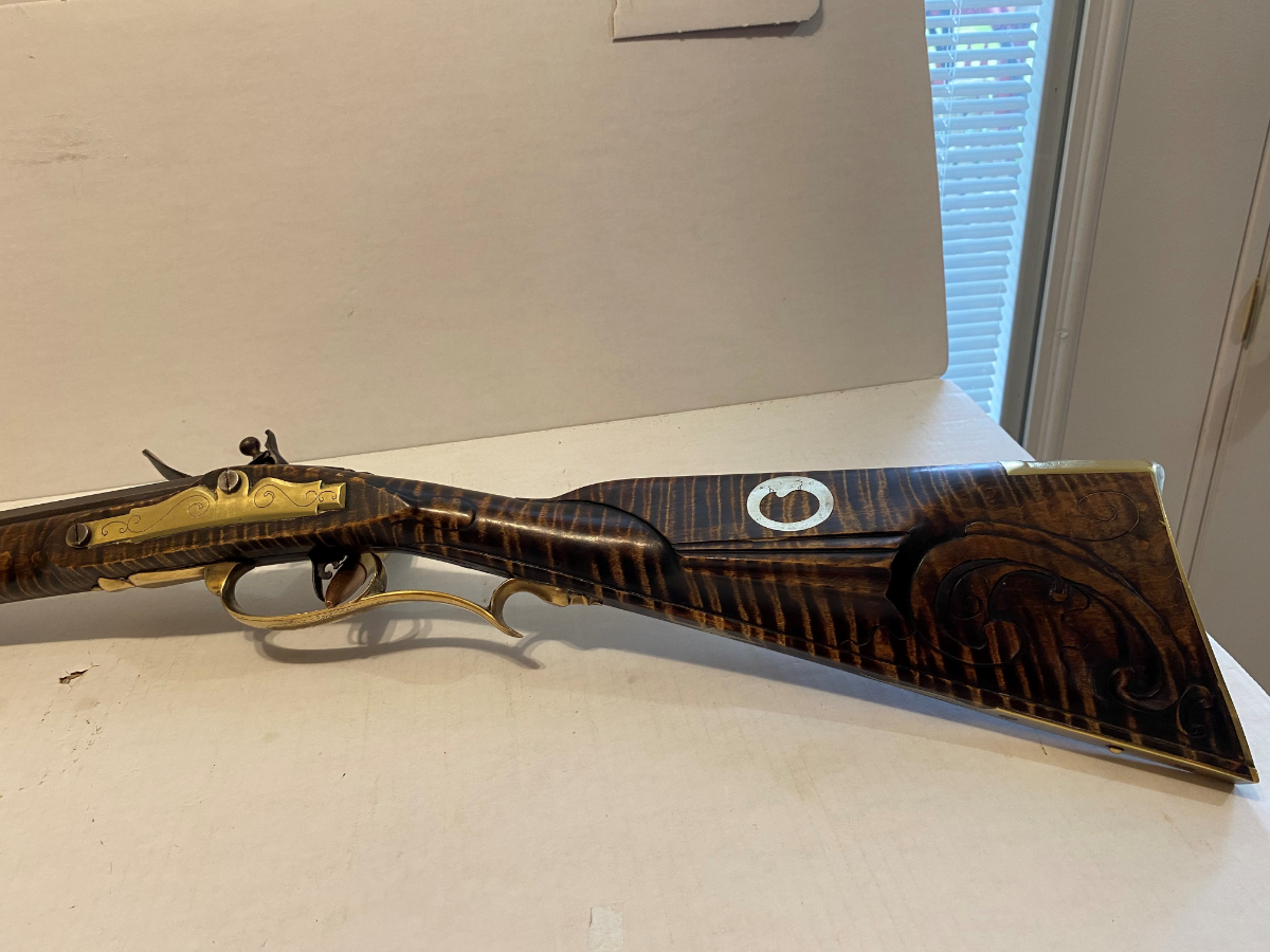 J. Laurie Pennsylvania Long Rifle , Flintlock, Reproduction 17149347 ...