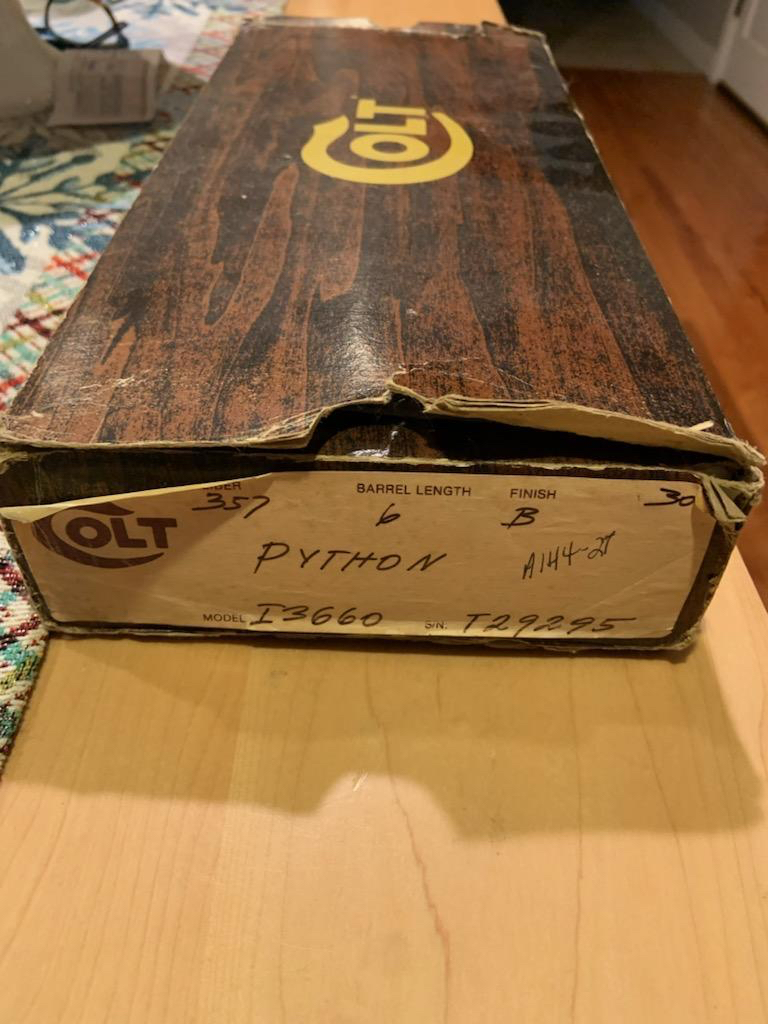 1976 Colt Python For Sale at GunAuction.com - 17214106