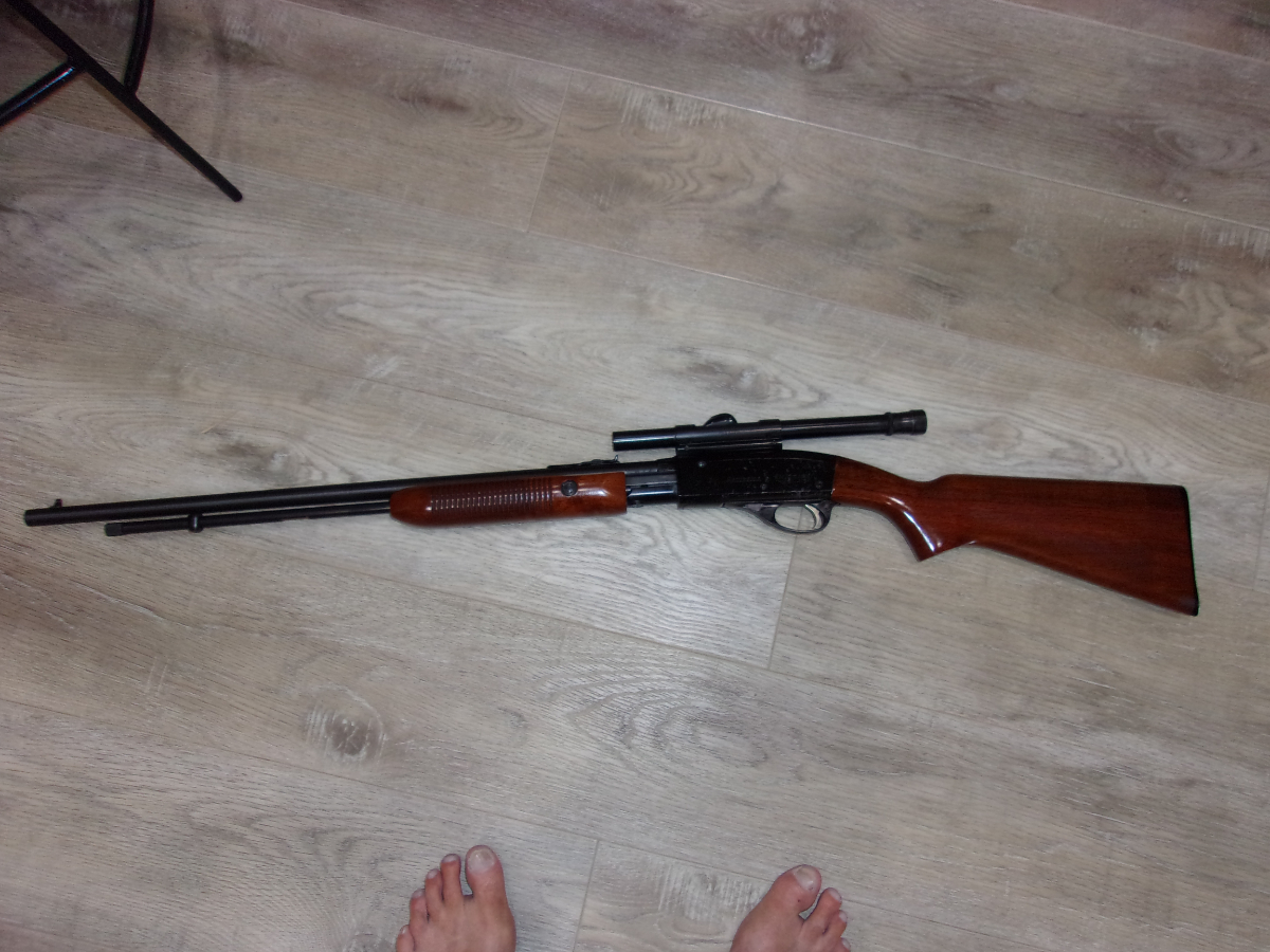 Remington Model 572 Calber 22 Pump Action Rifle Smooth Bore Weaver 22 ...