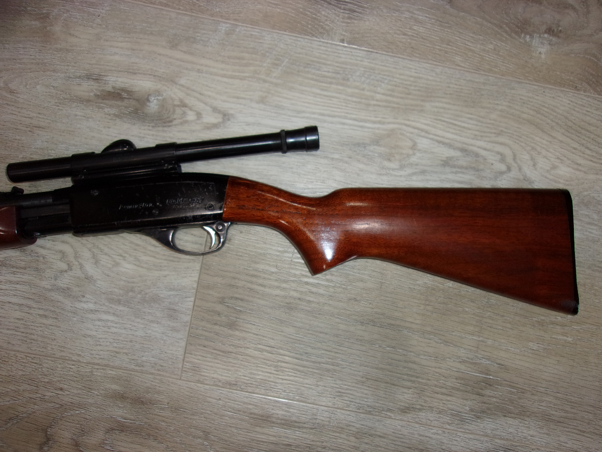 Remington Model 572 Calber 22 Pump Action Rifle Smooth Bore Weaver 22 ...