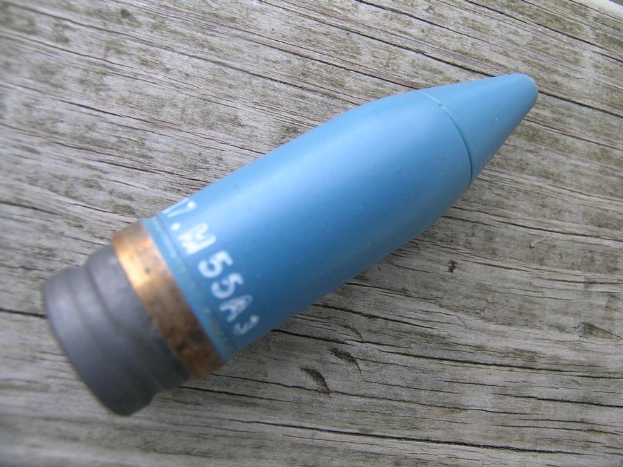 Us 20mm Vulcan Projectile M55a3 Practice Inert For Sale at GunAuction ...