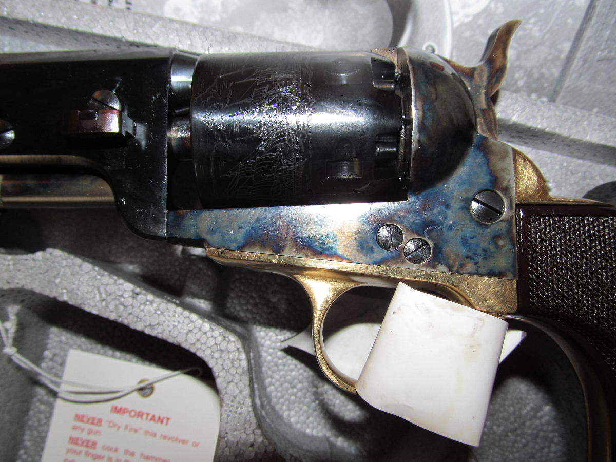 1851 Colt Navy By Pietta 36 Cal .36 Caliber Ball For Sale at GunAuction ...