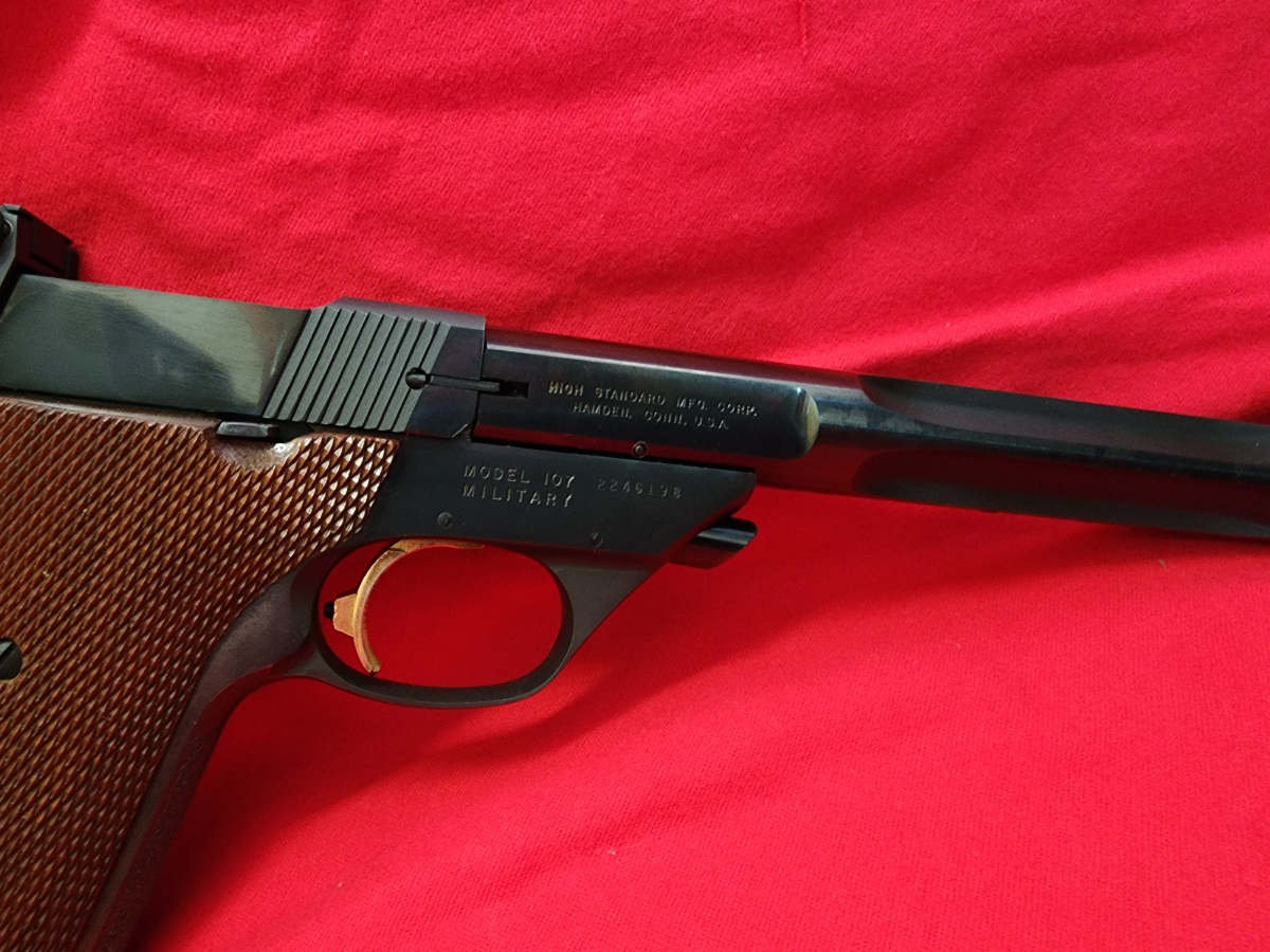 High Standard Model 107 Supermatic Trophy edition Military Grade 22 LR ...