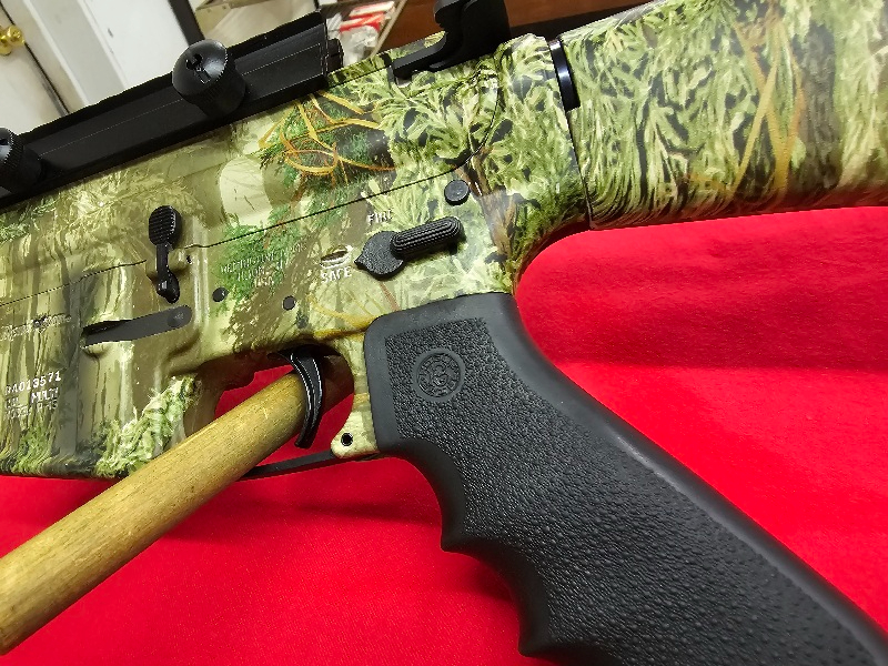 Fluted Barrel Camo Remington R-15 Excellent condition .204 Ruger ...