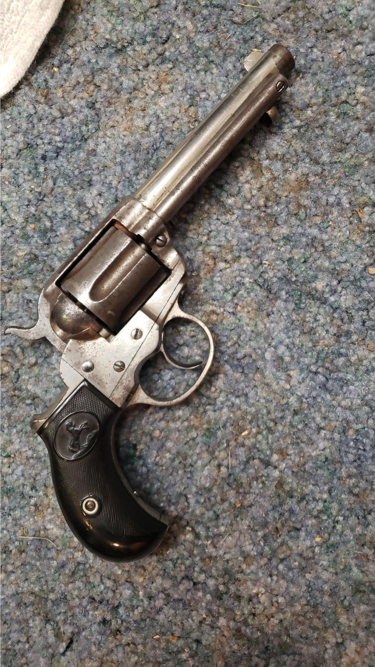 Colt Lighitning/1877 Was Nickle Plated .38 Long Colt For Sale at ...