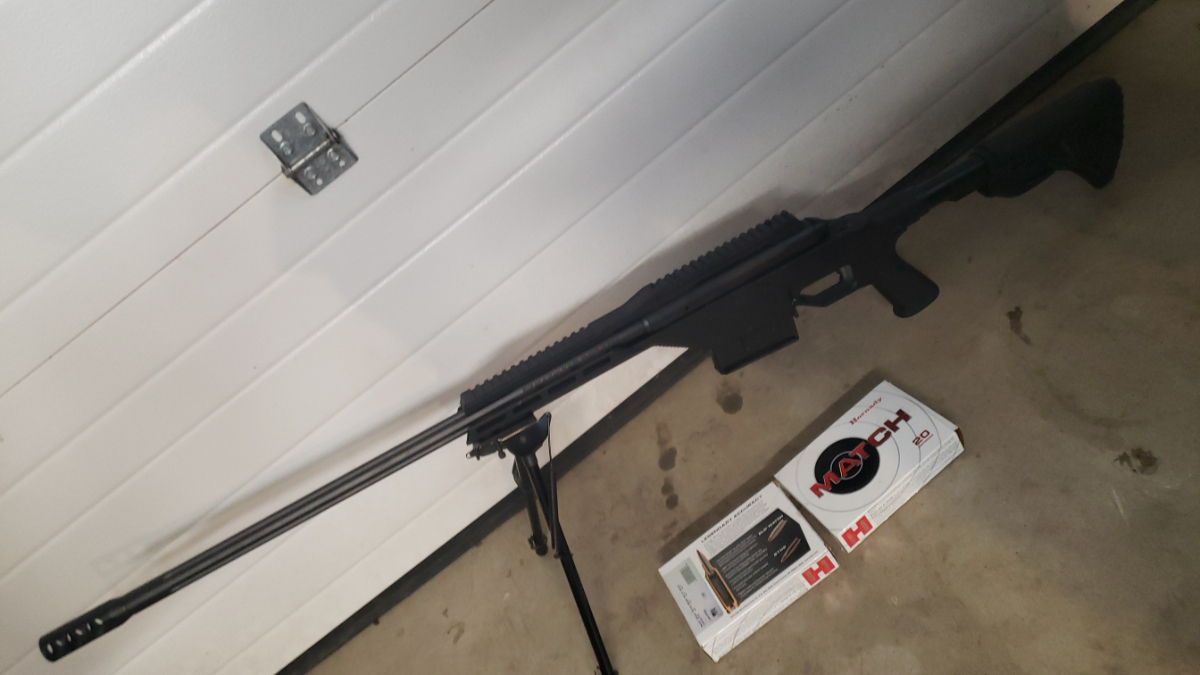 Savage 110 tactical 24 inch barrel AR type stock