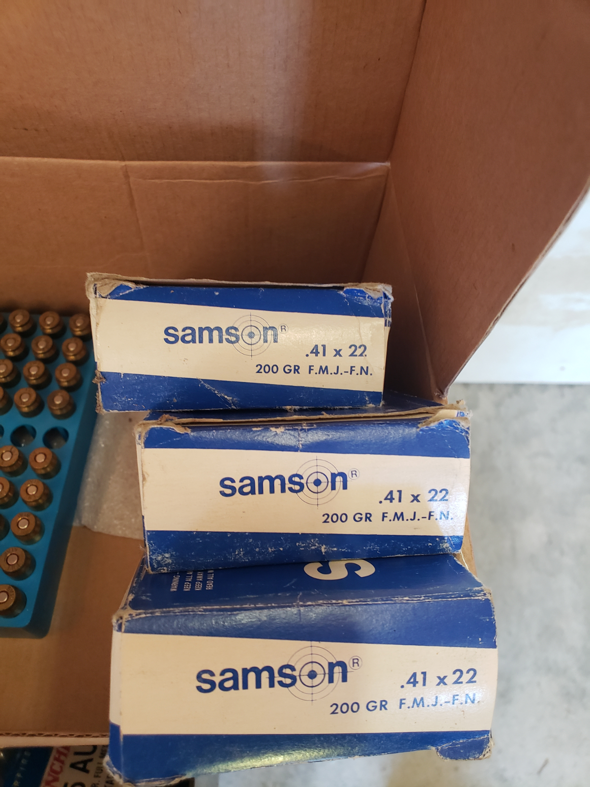 Imi Israeli Military Industries Samson Calibar .41 X 22mm 221 Rounds ...