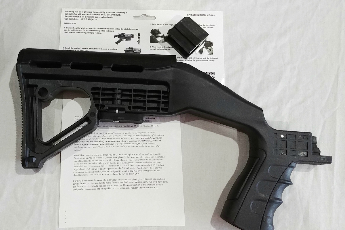 Bump Fire Systems Bump Stock For Ar15 Right Handed 5.56mm Nato For Sale ...
