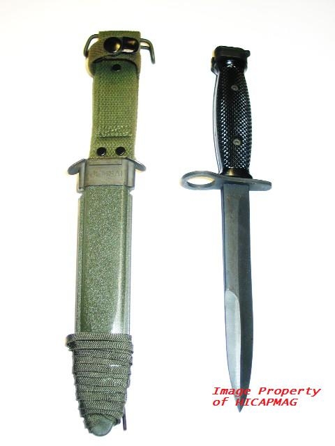 Ar15-M16 Colt Marked M7 Bayonet/Scabbard-New Ar 15 - 5.56mm For Sale at ...