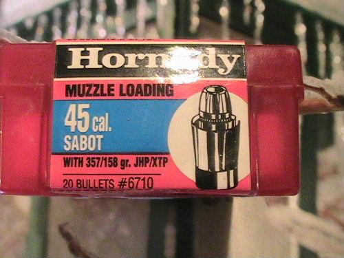 Hornady 45 Cal.Sabot With 357/158gr. Jhp/Xtp For Sale at GunAuction.com ...