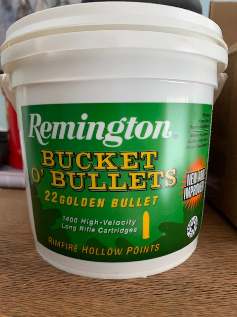 Pictures: Remington Bucket O` Bullets .22LR HP, 36 gr, 1400 Rounds .22 ...