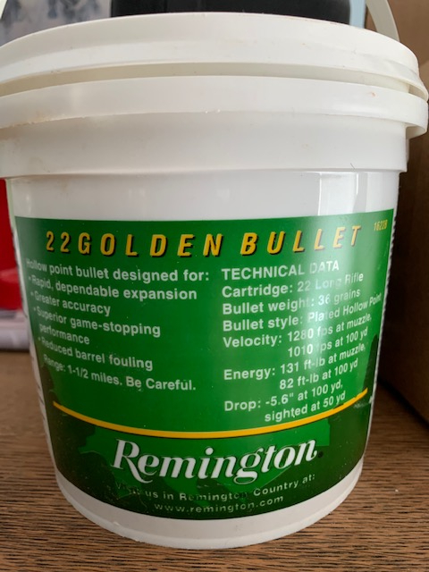 Pictures: Remington Bucket O` Bullets .22LR HP, 36 gr, 1400 Rounds .22 ...