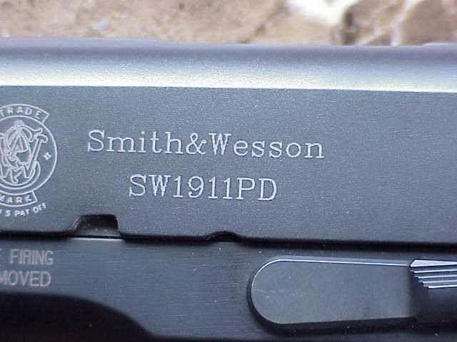 Smith & Wesson S&W 1911pd 1911 Pd 45 .45 Acp 45acp Unfired In Box For ...
