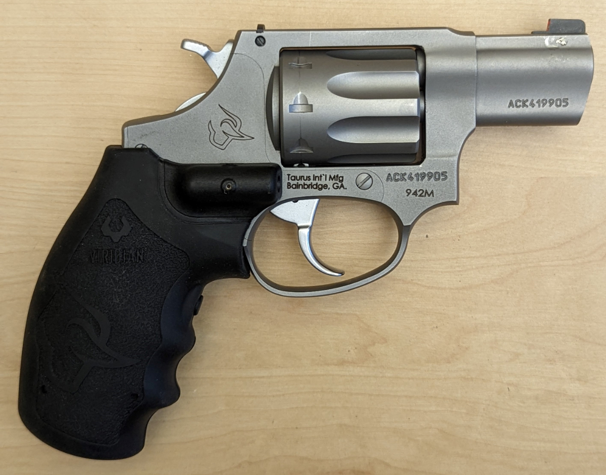 Taurus Model 942M 22Mag / 22 WMR Revolver Matte Stainless Finish ...