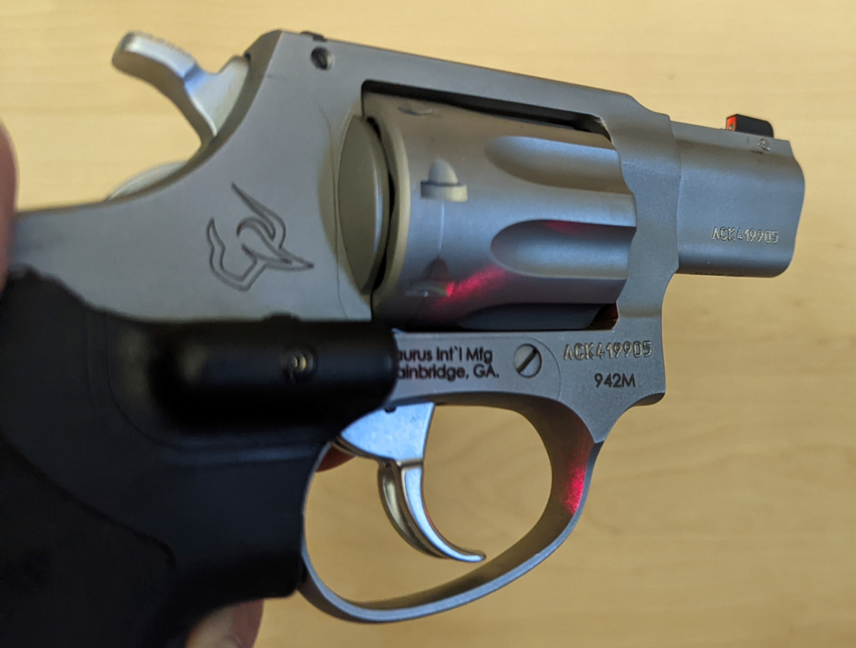 Taurus Model 942M 22Mag / 22 WMR Revolver Matte Stainless Finish ...
