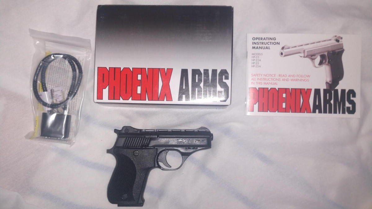 Phoenix Arms Hp25a .25 Acp 3" Barrel 10 Rnds. New In Box .25 Acp For ...