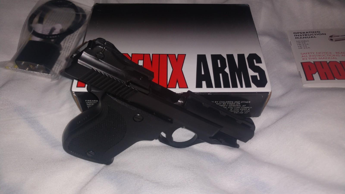 Phoenix Arms Hp25a .25 Acp 3" Barrel 10 Rnds. New In Box .25 Acp For ...