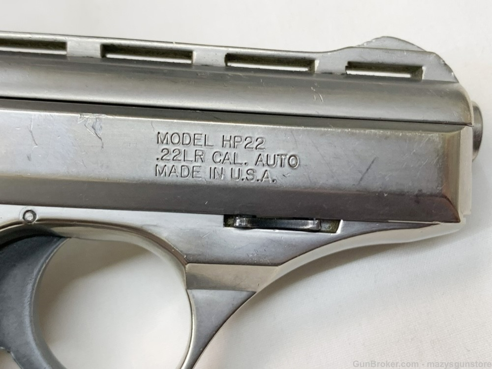 Phoenix Arms HP22 .22LR Semi-Auto Pistol Nickle Finish Ships in 1Day ...