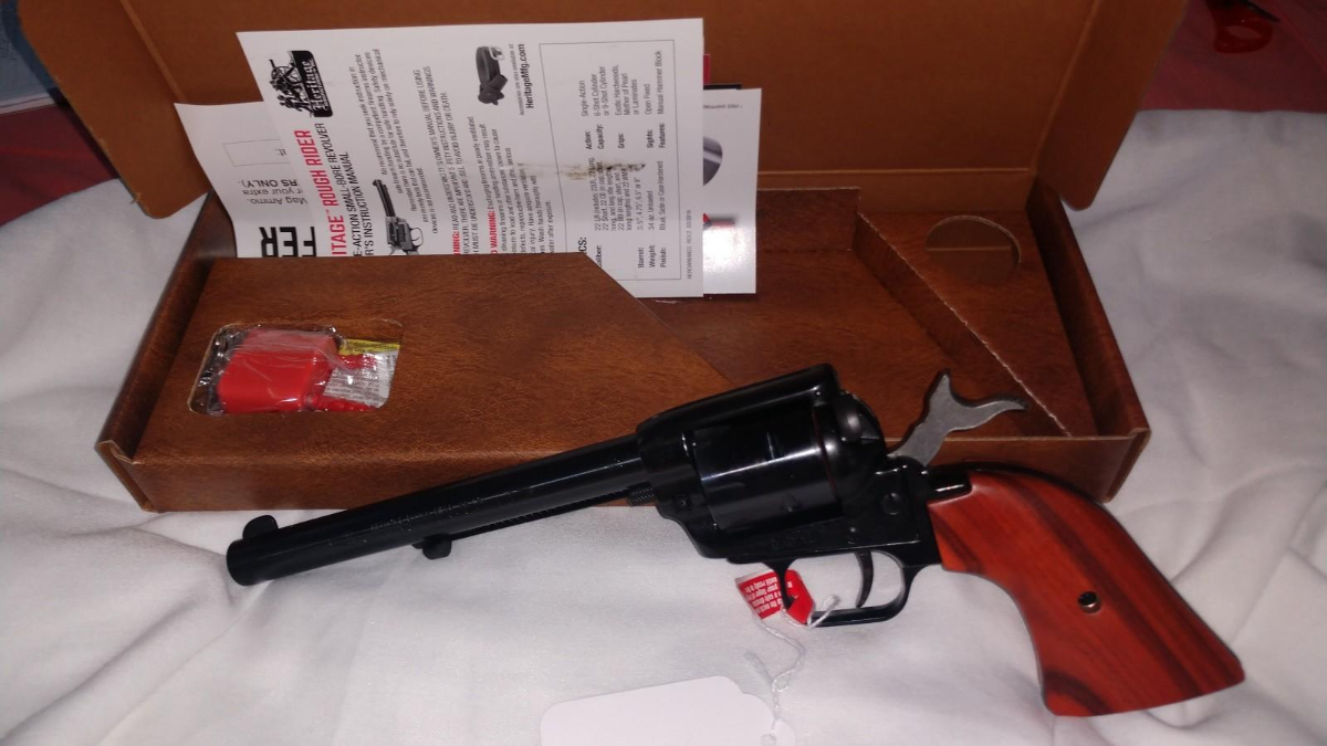 Hi-Point Heritage Arms Rough Rider Revolver - .22 LR Caliber, 6.5 ...
