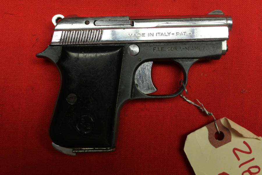 Fie Titan Chrome .25 Acp For Sale at GunAuction.com - 14491765