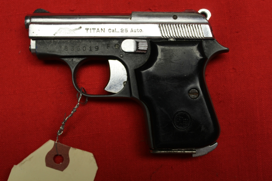 Fie Titan Chrome .25 Acp For Sale at GunAuction.com - 14491765