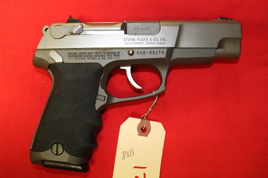 Ruger P90 Stainless .45 Acp For Sale at GunAuction.com - 14496023