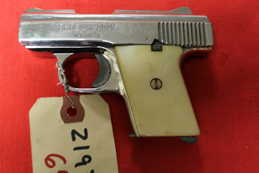 Phoenix Arms Raven Chrome .25 Acp For Sale at GunAuction.com - 14506708