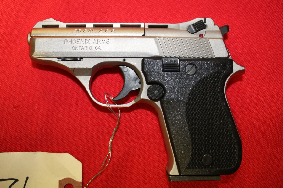 Phoenix Arms Hp25a Satin Nickel .25 Acp For Sale at GunAuction.com ...
