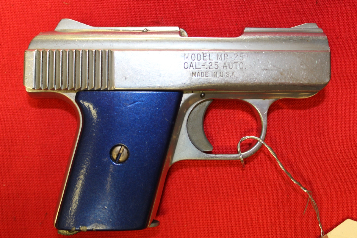 Raven MP-25 Chrome / Blue