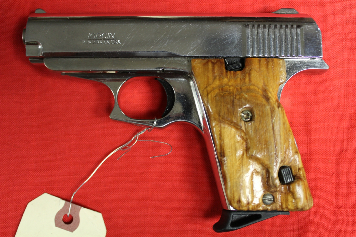 Lorcin L380 Chrome Custom Grips .380 Acp For Sale at GunAuction.com ...
