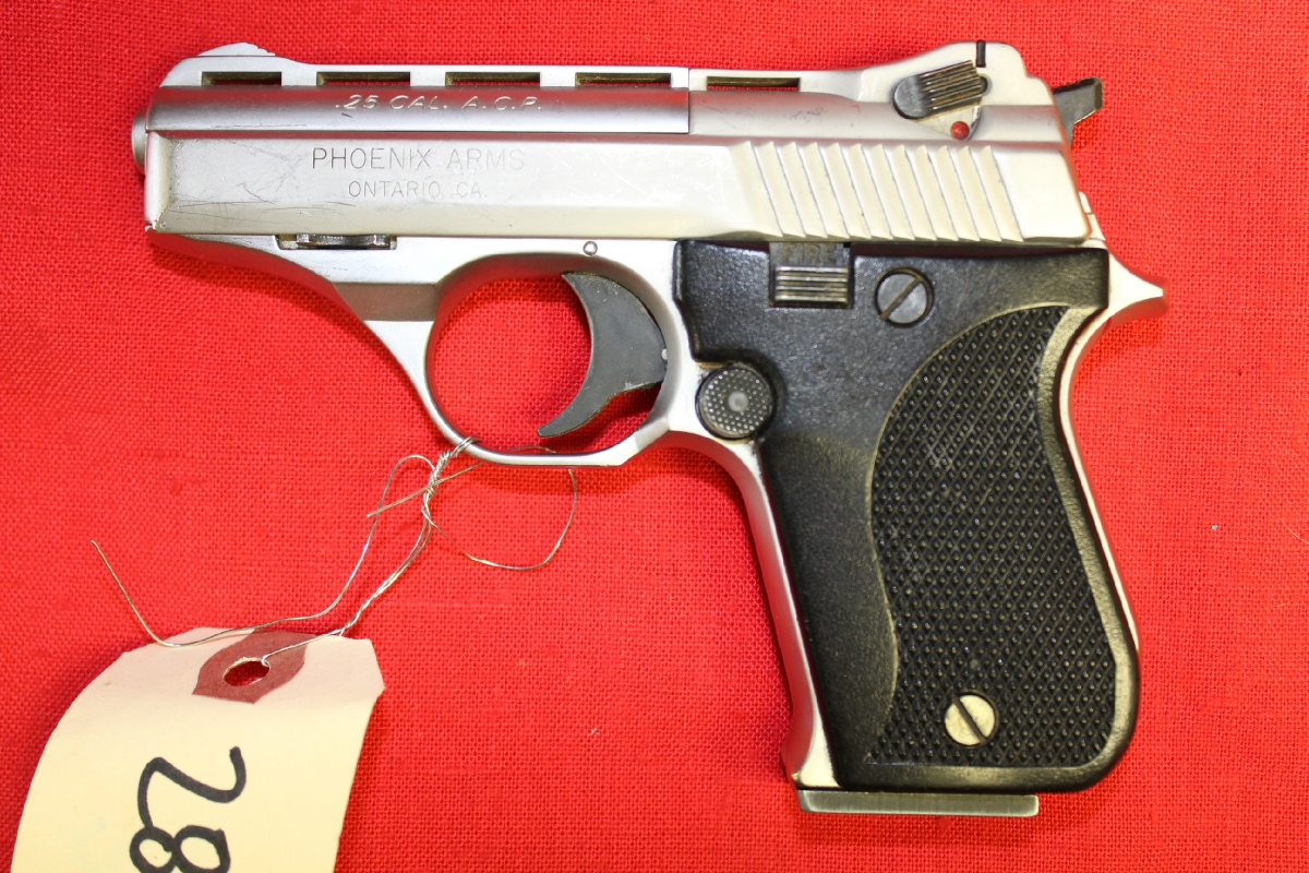 Phoenix Arms Hp25 Satin Nickel .25 Acp For Sale at GunAuction.com ...
