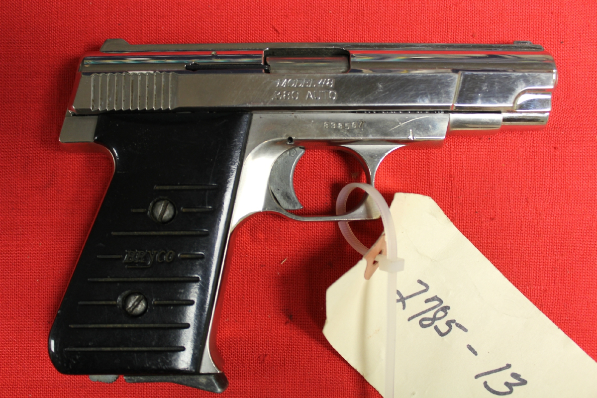 Jennings Model 48 Chrome .380 Acp For Sale at GunAuction.com - 15294572