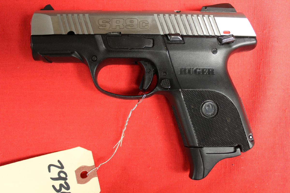 Ruger Sr9c Stainless 9mm Luger For Sale at GunAuction.com - 15339984