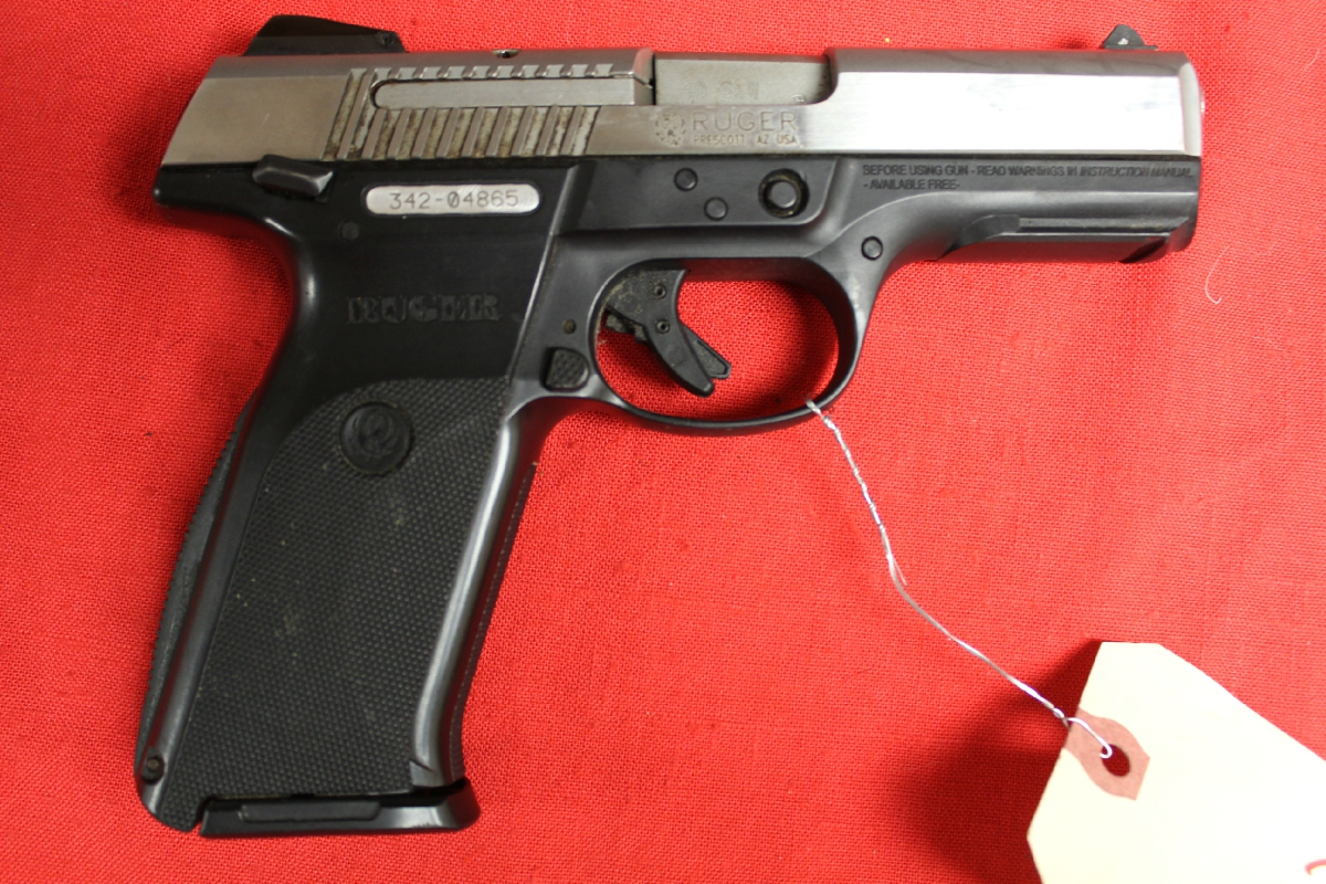 Ruger Sr40 Stainless 16 Round .40 S&W For Sale at GunAuction.com - 16781223