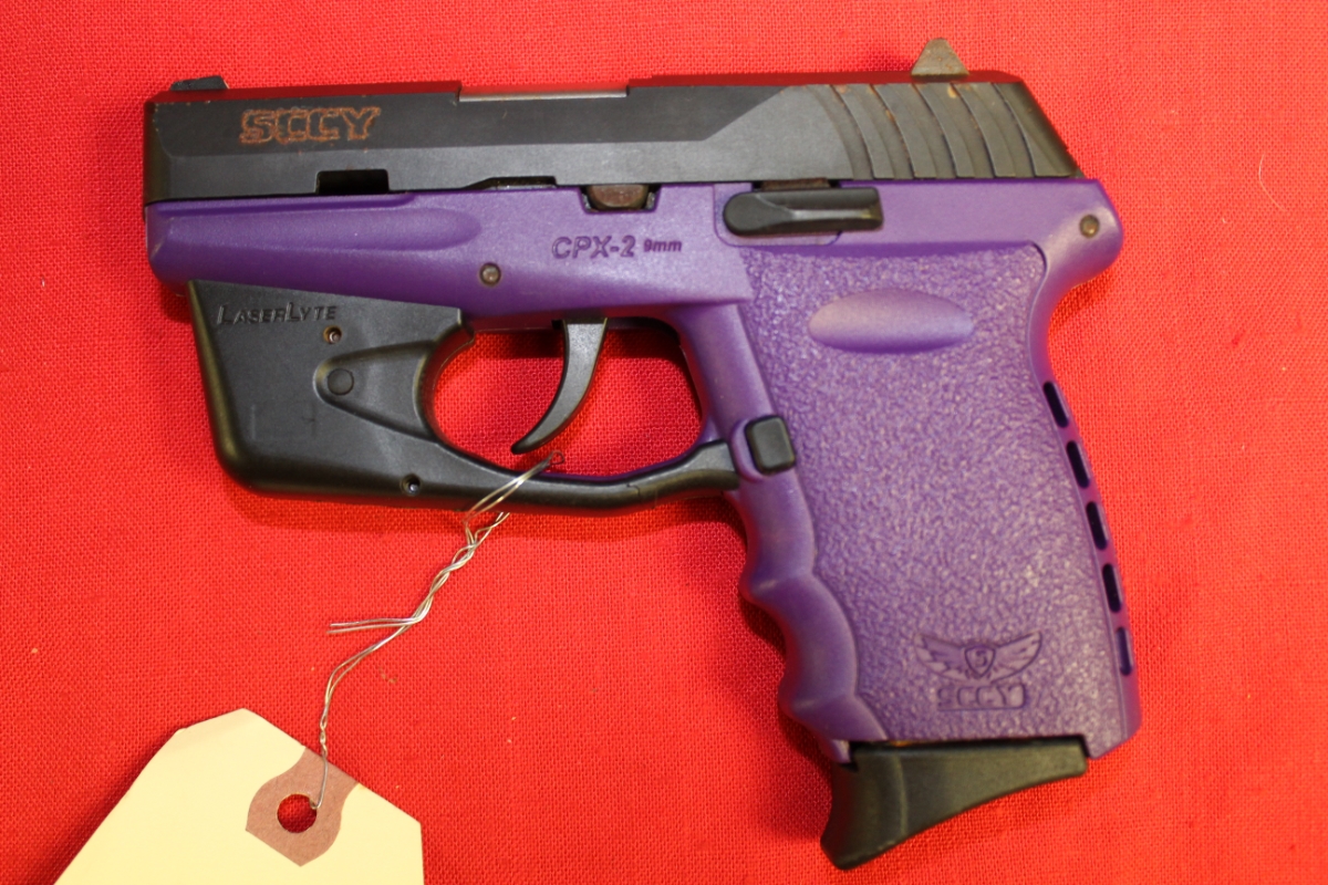 Sccy Cpx-2 Purple 9mm Luger For Sale at GunAuction.com - 16800686